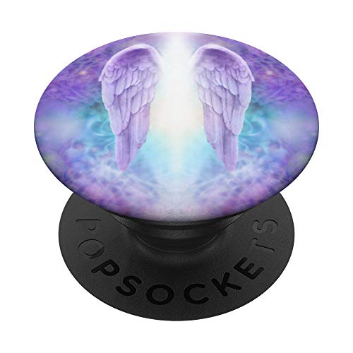 Angel Wings Guardian - Christian Heaven Cherub - Mystic Gate PopSockets PopGrip: Swappable Grip for Phones & Tablets