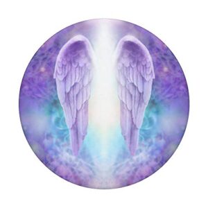 Angel Wings Guardian - Christian Heaven Cherub - Mystic Gate PopSockets PopGrip: Swappable Grip for Phones & Tablets