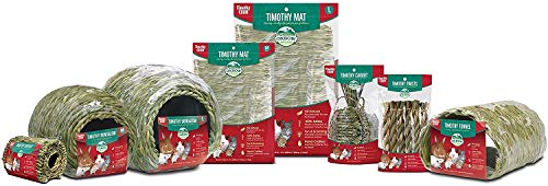 (3 Pack) Oxbow All Natural Woven Hay Timothy Club Carrot Fun Pet Habitat