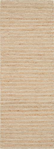 Continental Rug Company Natures Mix Jute/Wool Area Rug, 2' x 3', Natural