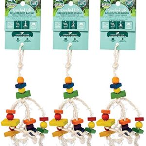 Oxbow Animal Health 3 Pack of Enriched Life Deluxe Color Dangly Small Pet Chew Toys