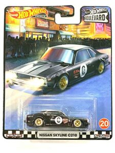 diecast hotwheels boulevard 2020 premium 1/64 scale nissan skyline c20