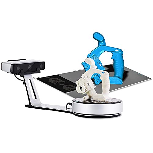 Shining3D [ EinScan-SP ] White Light Desktop 3D Scanner with Solid Edge SHINING3D Edition CAD Software, 0.05mm Accuracy, 4s Scan Speed, 1200mm Cubic Max Scan Volume, Fixed/Auto Scan Mode