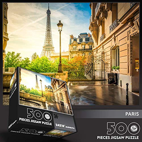 Puzzles for Adults 500 Piece Paris | 500 Piece Puzzles for Adults | Jigsaw Puzzles 500 Pieces for Adults