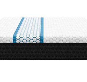 EquaLite Plus Copper Cooled Hybrid Mattress 12-inch, Queen, Firm