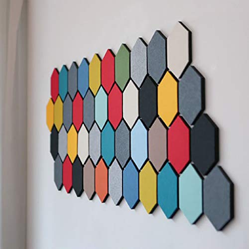 Geometric Pattern Felt, Wall Sticker memo Note Board, Photo Message Display Board, Multi-Purpose Home Decoration Board