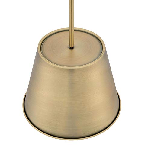 Westinghouse Lighting 6111500 Derose Transitional One-Light Indoor Pendant Light Brushed Brass Finish