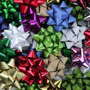 Assorted Gift Wrap Bows for Christmas, Holidays, and Birthdays (Christmas Mix)