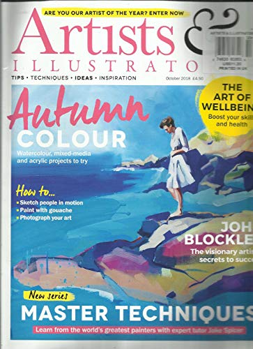 ARTISTS ILLUSTRATOR MAGAZINE, AUTUMN COLOUR OCTOBER, 2018 ISSUE, 396