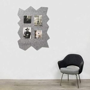 Felt Message Board, Creative Photo Wall, Nordic Background Wall, Gray Office Display Board Bulletin Board