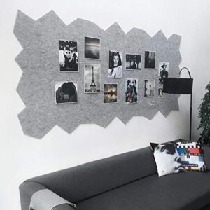 Felt Message Board, Creative Photo Wall, Nordic Background Wall, Gray Office Display Board Bulletin Board