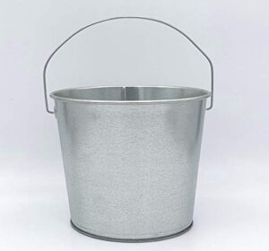 plain metal pails