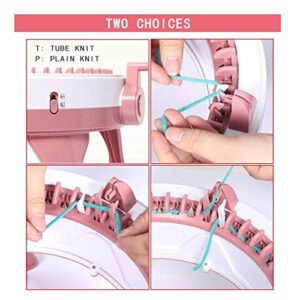 Knitting Machines, 40 Needles Knitting Loom Machines, Smart Knitting Board Rotating Double Weaving Loom Machine Kit for Kids and Adults