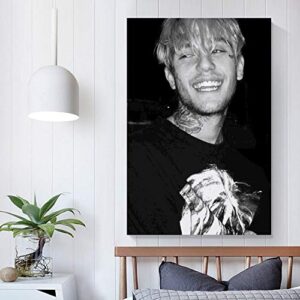 Hxinyi Lil Peep Poster Decorative Painting Canvas Wall Art Living Room Posters Bedroom Painting 12x18inch(30x45cm)