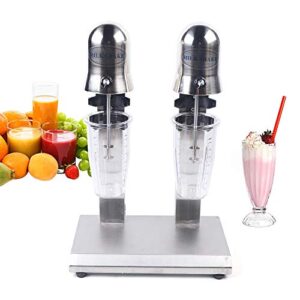 electric milkshake maker stainless steel milk shake machine speed adjustable double head drink mixer beverage equipment smoothie milk foam mixer blender