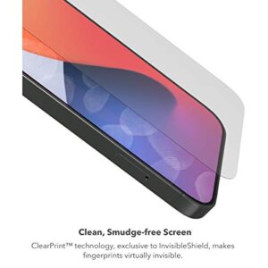 ZAGG InvisibleShield Glass Elite Privacy+ Screen Protector for iPhone 12 Pro Max, Two-Way Privacy Filter, 4X Stronger, Anti-Microbial Treatment, Anti-Fingerprint Technology, Easy to Install