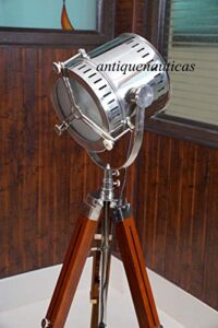 designer marine search light floor lamp nautical spot studio tripod floor lamps