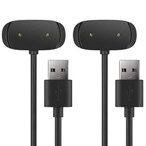 tusita charger compatible with amazfit gtr 2, gtr 2e, gts 2, gts 2e, gts2/gts4 mini, pop pro,bip 3 pro,bip u, t-rex pro(not for t-rex), zepp e z (1m,2-pack)