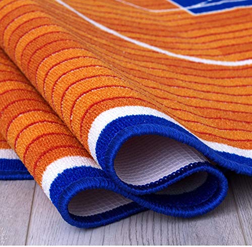 Basketball Court Sports Area Rug Rugs Carpet for Living Room Bedroom (3 Feet X 5 Feet)