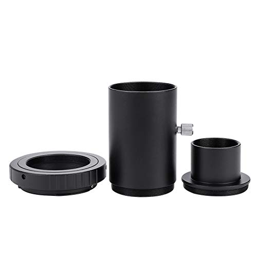 Telescope Extension Tube Lens Adapter for Canon T Ring, 1.25inch Lens Extension Tubes Telescope Camera Gear, T Mount Extension Tube M42 Thread T-Mount Adapter T2 Ring for Canon Telescope Camera Lens