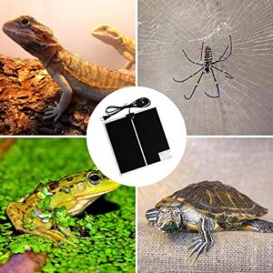 FIVEAGE 14W 11 x 11 Inch Reptile Heating Pad Warmer with Temperature Controller, Power Adjustment Under Tank Terrarium Heater Heat Mat for Pets, Small Animals,2 Pack