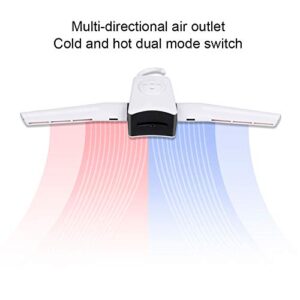 BHDD Electric Clothes Drying Hanger, Portable Foldable Dryer Rack Lightweight Garment Rack Suit Shoes Dryer Fast Drying Hangers, with Multi-Direction Air Outlet, for Household and Travel