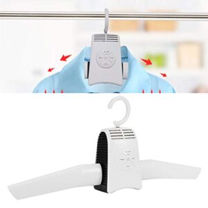 BHDD Electric Clothes Drying Hanger, Portable Foldable Dryer Rack Lightweight Garment Rack Suit Shoes Dryer Fast Drying Hangers, with Multi-Direction Air Outlet, for Household and Travel