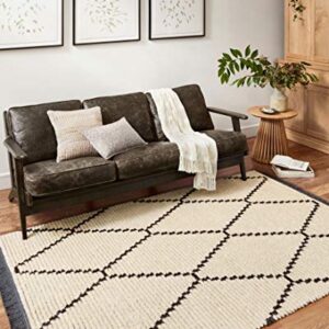 Chris Loves Julia x Loloi Alice Collection ALI-04 Cream / Charcoal 5'-2" x 7'-6" Area Rug