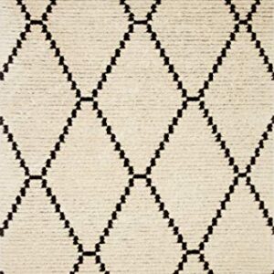 Chris Loves Julia x Loloi Alice Collection ALI-04 Cream / Charcoal 5'-2" x 7'-6" Area Rug