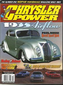 chrysler power magazine, world's fastest max wedge october, 2018