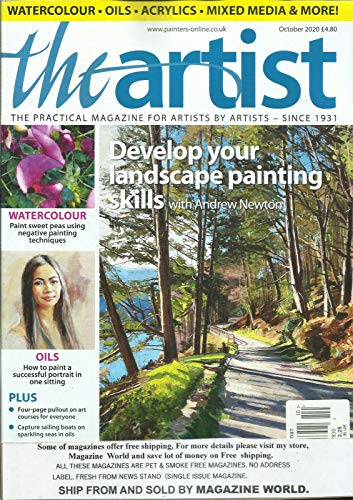 THE ARTIST MAGAZINE, DEVELOP YOUR LANDSCAPE PAINTING SKILL OCTOBER, 2020 UK