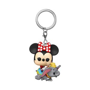 funko pop! keychain: disney 65th - flying dumbo ride with minnie