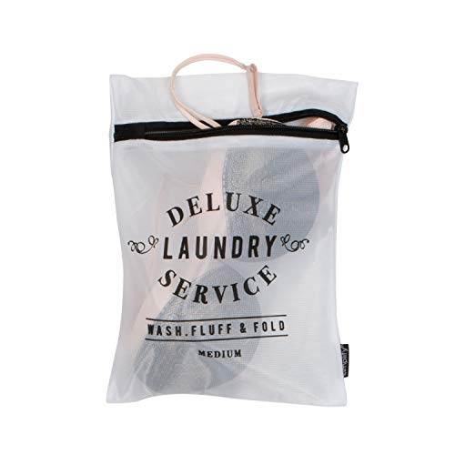 Simplify Mesh Wash Bags | Set 3 Piece | Large, Medium, Small | Laundry | Delicates | Clothing | Socks | Black and White