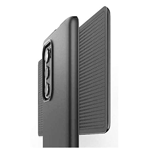 for LG Wing Phone Case - Slim Shockproof PC Black Protective Case Cover for LG Wing 5G Phone