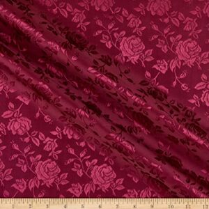 satin jacquard burgundy (16 yard bolt)