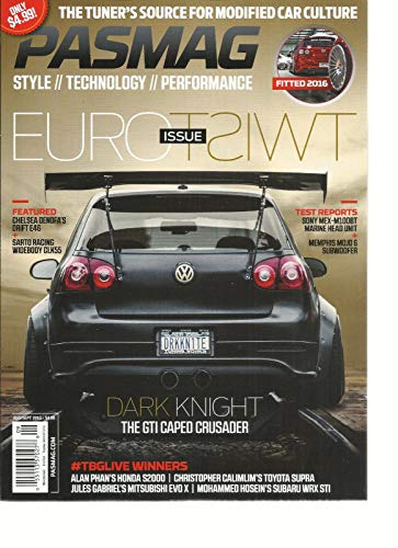 PASMAG, PERFORMANCE AUTO & SOUND STYLE/TECHNOLOGY/PERFORMANCE AUG/SEP, 2016