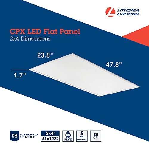 Lithonia Lighting CPX 2X4 ALO8 SWW7 M2 2 ft. x 4 ft. CPX LED Panel 3800-6200 lumens Adjustable Light Output 35/40/50K Switchable White