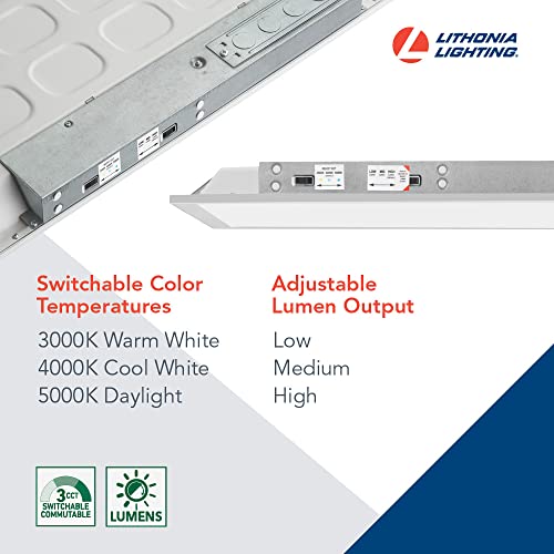 Lithonia Lighting CPX 2X4 ALO8 SWW7 M2 2 ft. x 4 ft. CPX LED Panel 3800-6200 lumens Adjustable Light Output 35/40/50K Switchable White