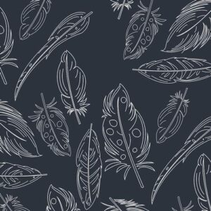 art gallery fabrics art gallery canvas petal & plume panache, blue