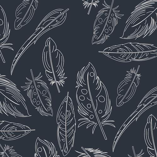 Art Gallery Fabrics Art Gallery Canvas Petal & Plume Panache, Blue