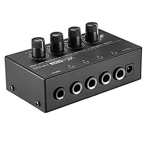 MR DJ HA400 Microamp is an ultra-compact 4-channel stereo headphone amplifier