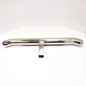 LEDIN 36" Lx3 Hx3 W Towing Hitch Step Bar 2" Receiver Chrome 3" Round Curved Universal Truck Trailer Rear Bumper Guard