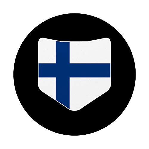 Finland Flag with Printed Finnish Flag Pocket PopSockets Grip and Stand for Phones and Tablets