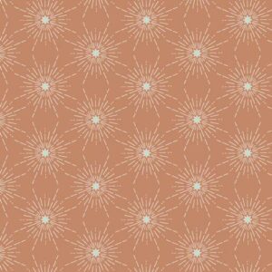 art gallery fabrics art gallery enchanted voyage north star shine fabric, orange