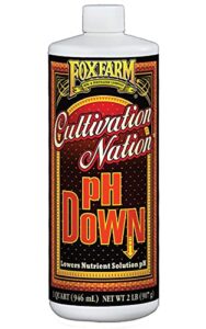 foxfarm cultivation nation ph down - 1 qt.