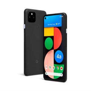 google pixel 4a with 5g - android phone - new unlocked smartphone with night sight and ultrawide lens - just black