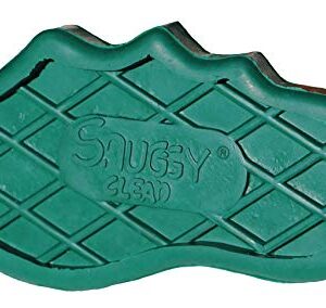 Grewal Equestrian Snuggy Clean Large Teeth Rubber Groomer Curry (Dark Green)