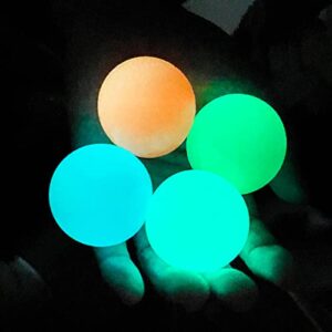 glow in the dark sticky balls that stick to the ceiling,stress balls for kids and adults,glow sticky ceiling balls,squishy toys for kids,fidget toys,party favors, anxiety relief items,asmr stuff(4pcs)