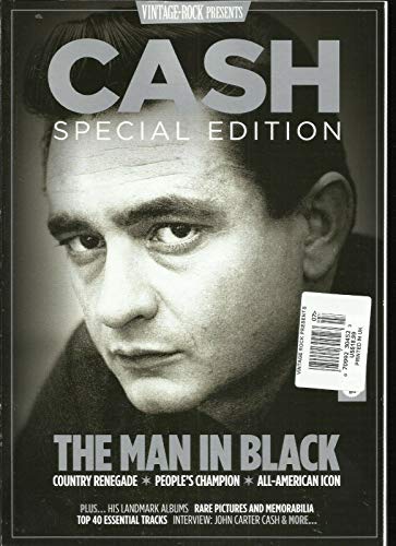 VINTAGE ROCK PRESENT CASH MAGAZINE, THE MAN IN BLACK SPECIAL EDITION, 2017