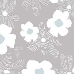 art gallery fabrics art gallery voile lagom asphodel trace fabric, light grey